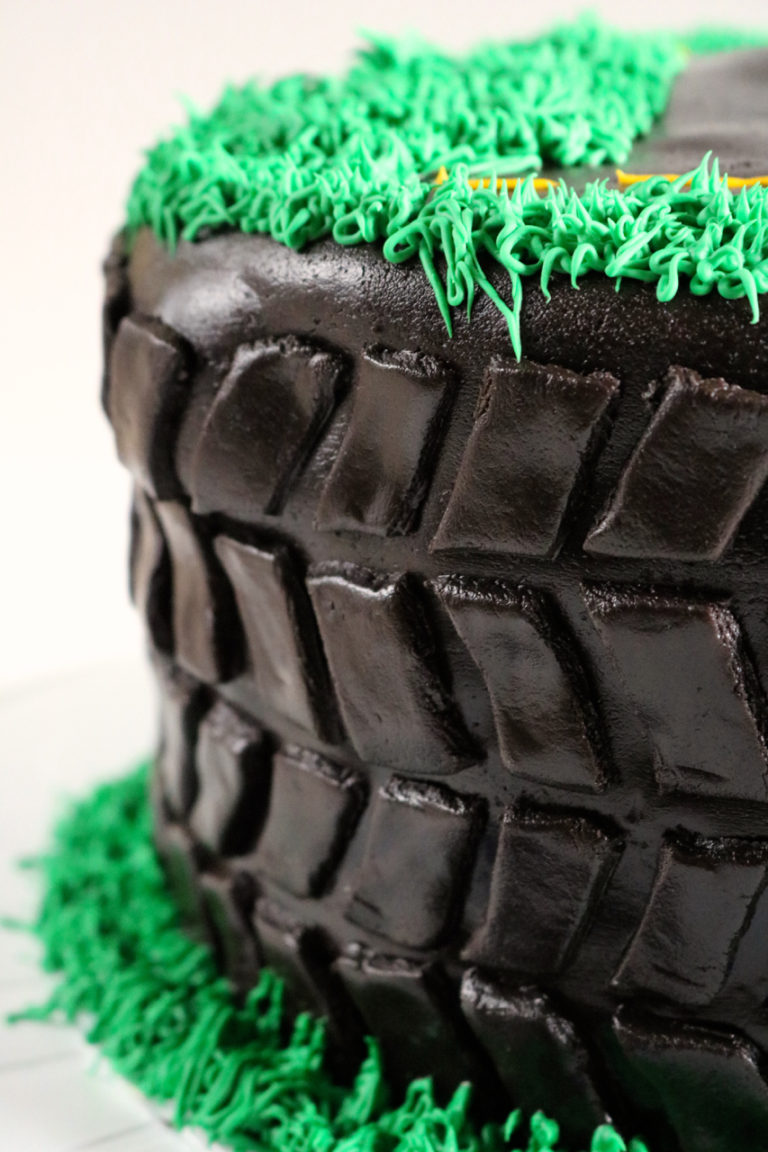 Allen's Tire Birthday Cake - Eat Something Delicious
