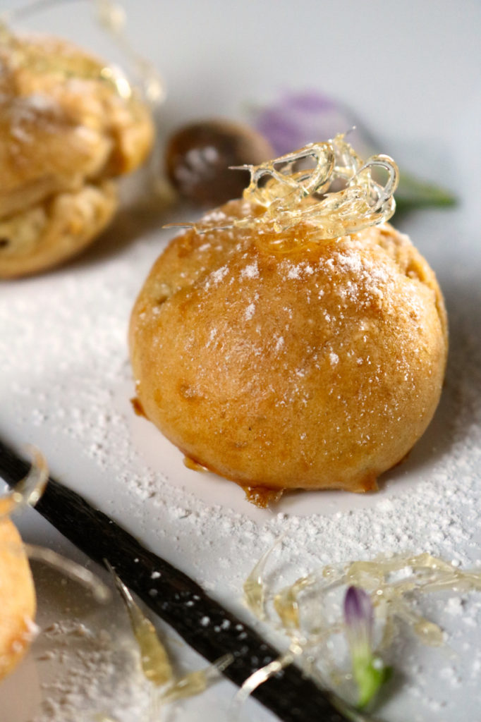 Vanilla Nutmeg Cream Puffs - Eat Something Delicious