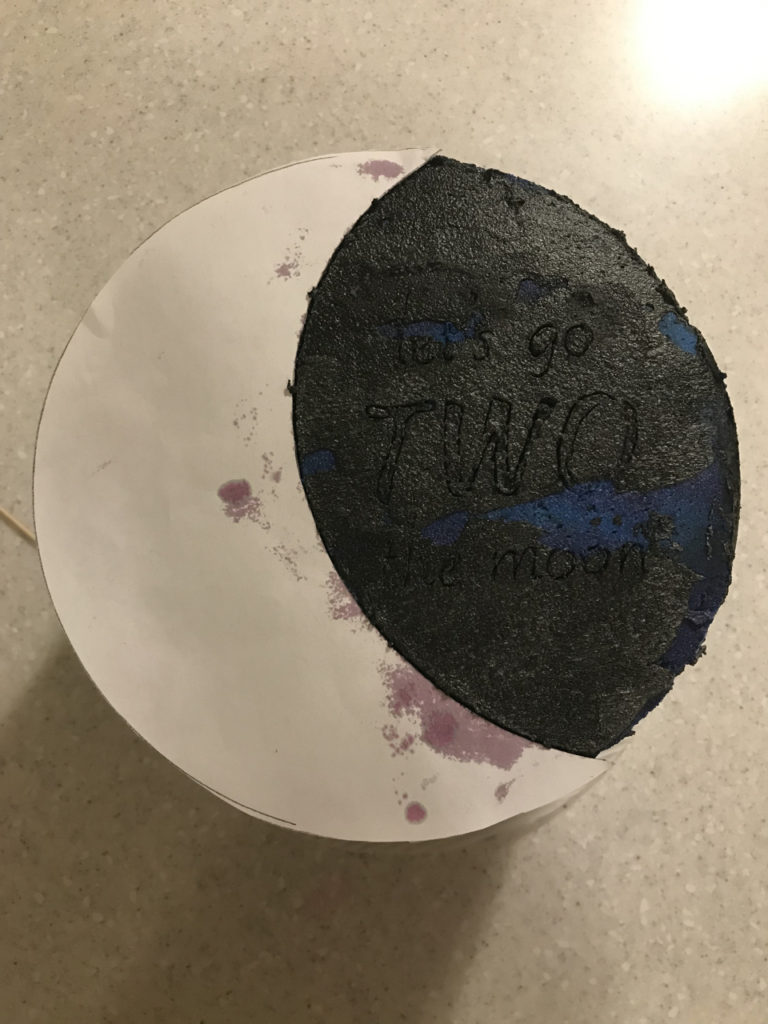 "TWO the Moon" 2nd Birthday Cake - Eat Something Delicious