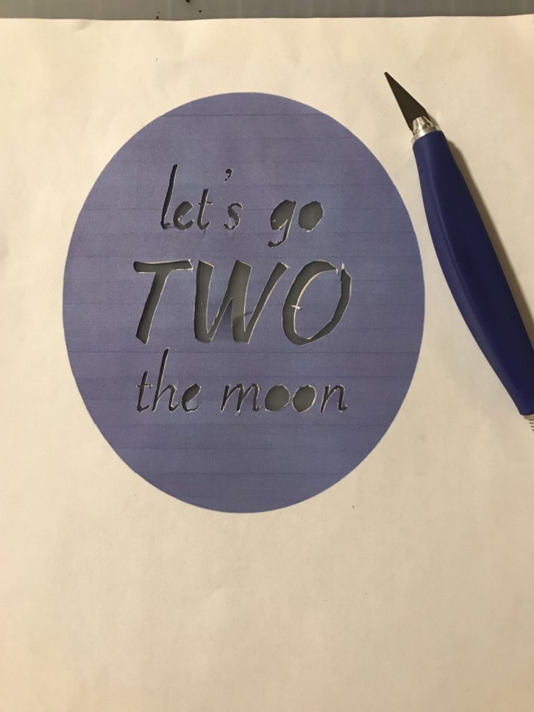 "TWO the Moon" 2nd Birthday Cake - Eat Something Delicious